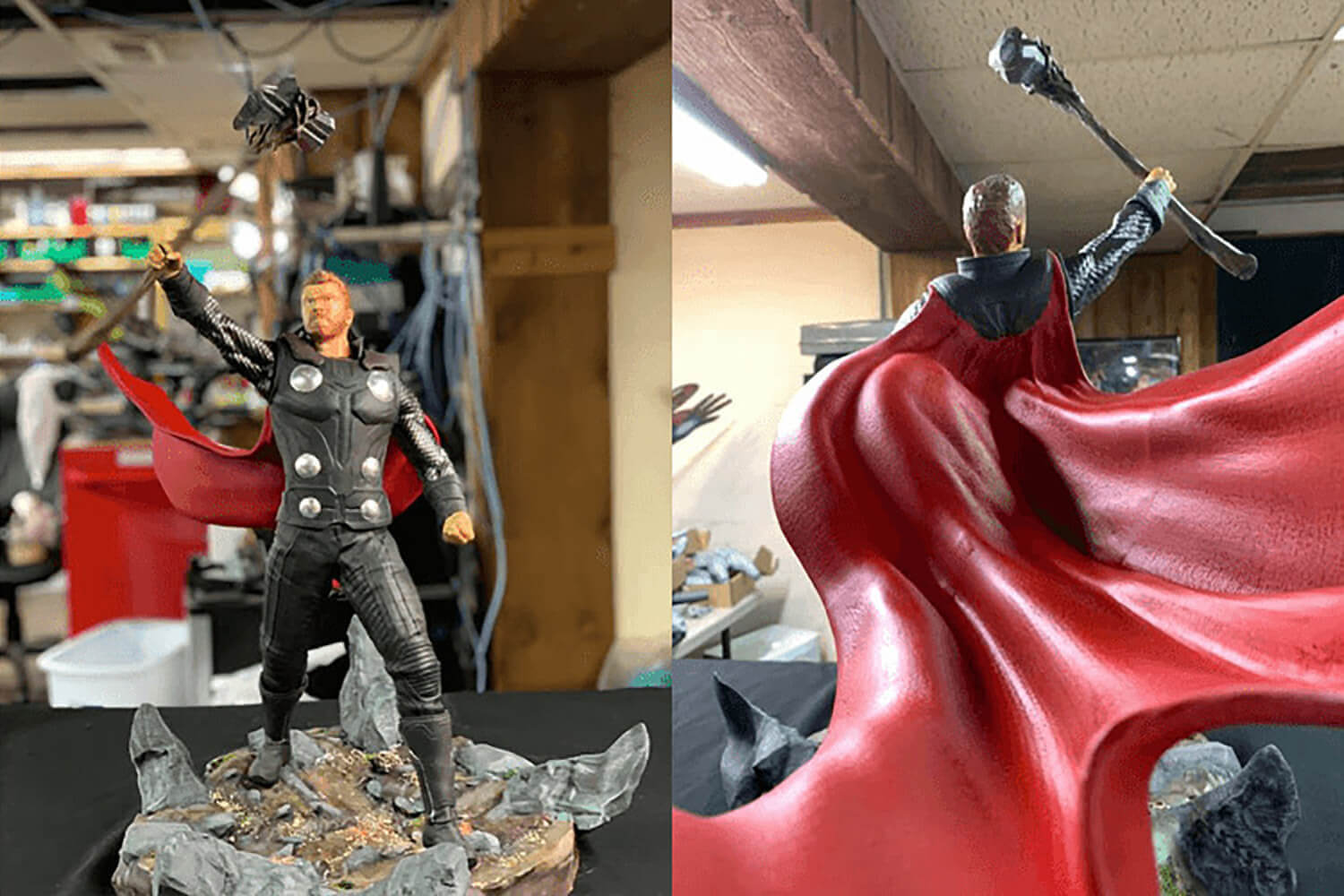 Thor With Stormbreaker - 3D Print Model by 3dprintmodel91