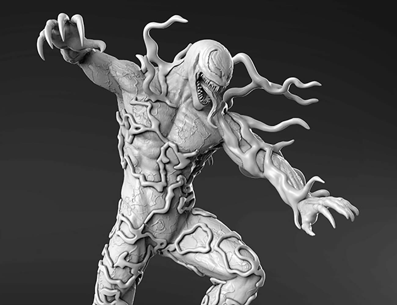 Venom Symbiote - 3D Model by 3dprintmodel91