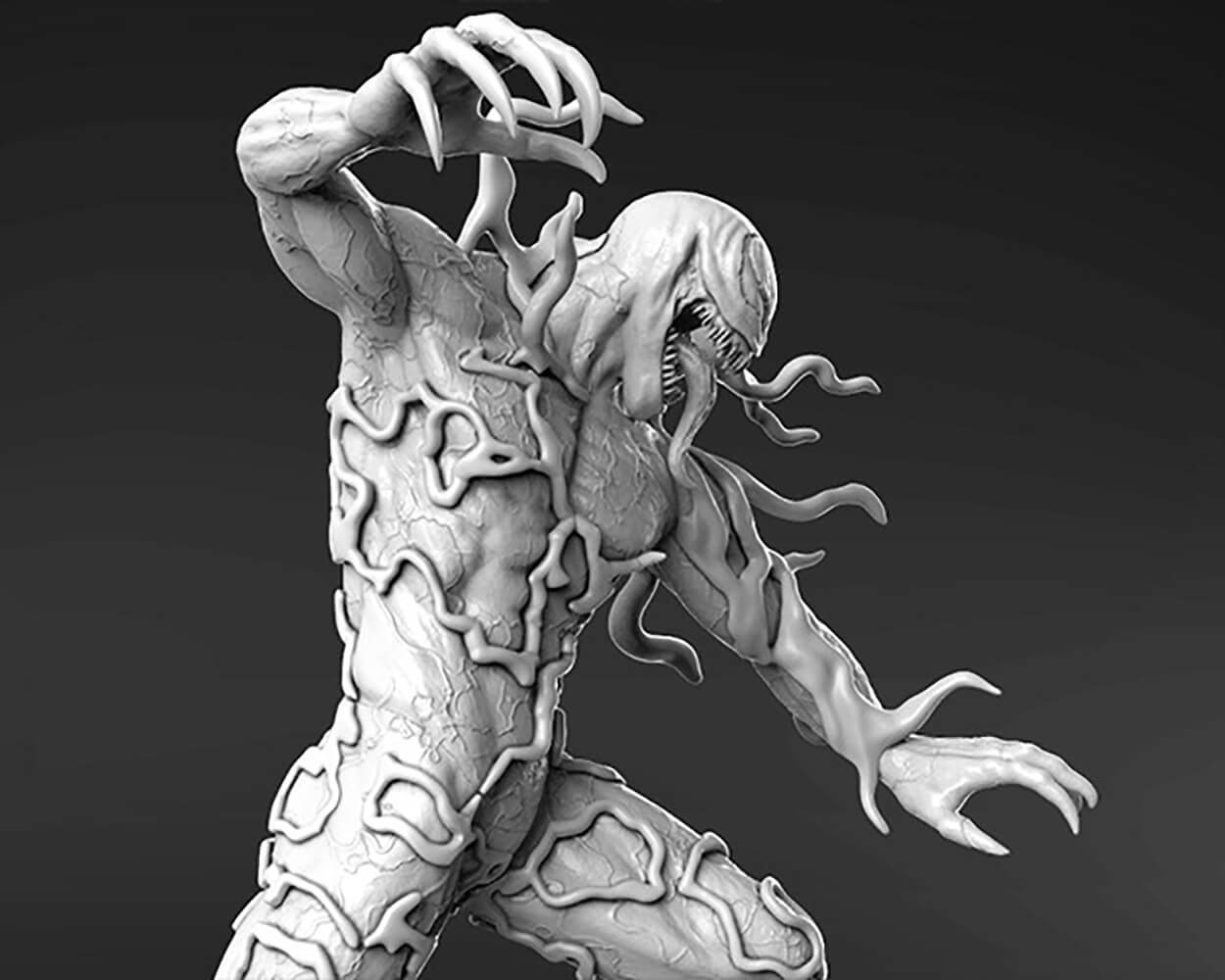 Venom Symbiote - 3D Print Model by 3dprintmodel91