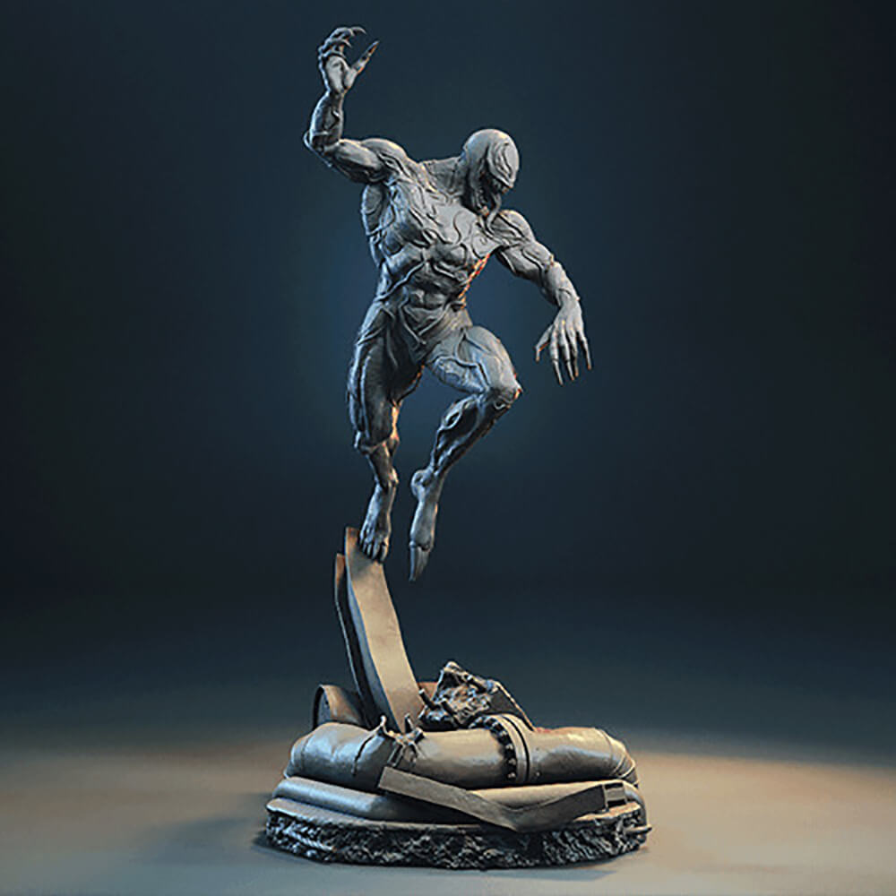 Venom Vs Riot Symbiote - 3D Print Model by 3dprintmodel91