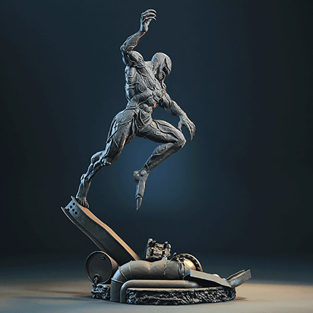 Venom Vs Riot Symbiote - 3D Model by 3dprintmodel91