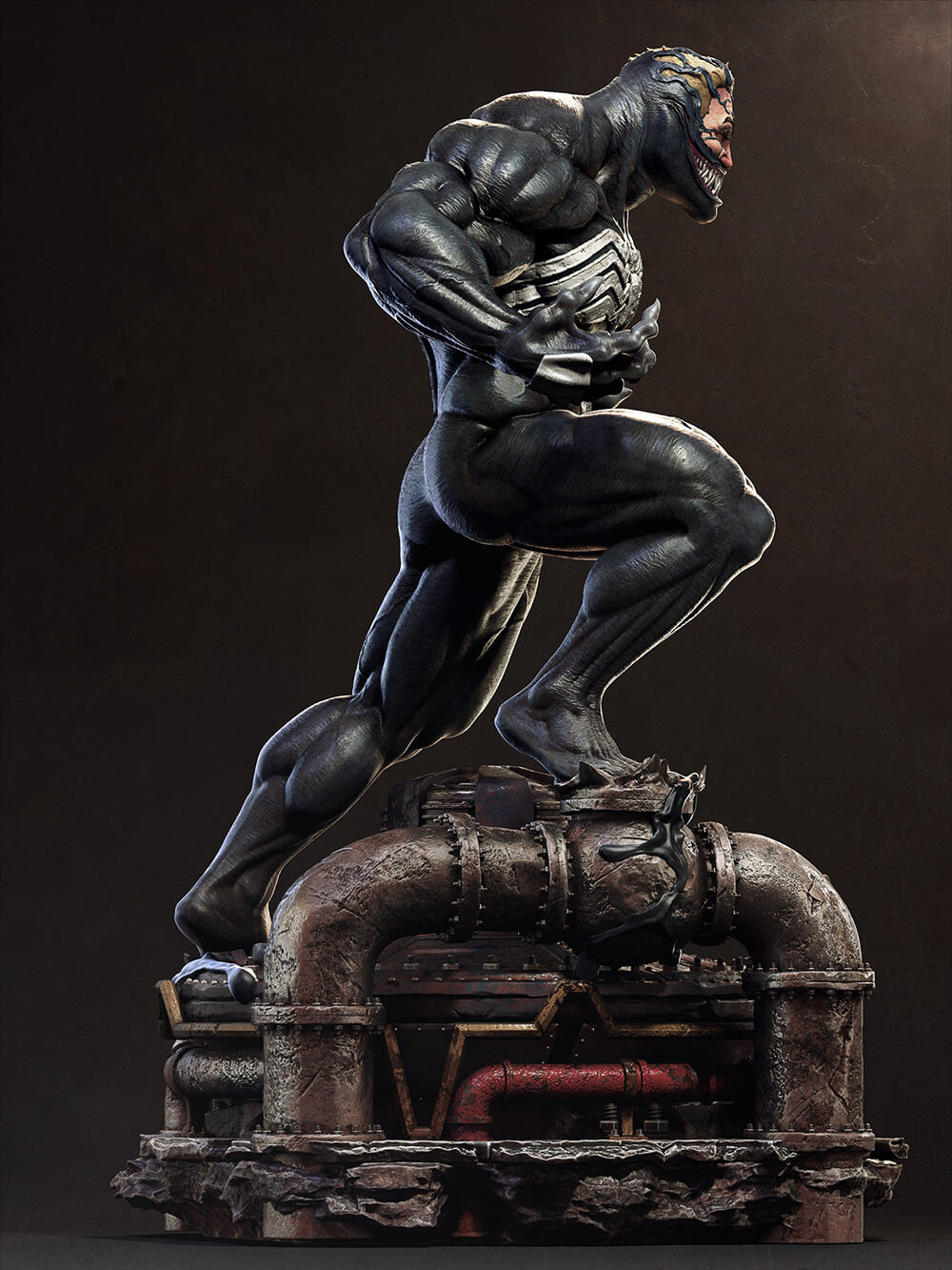 Venom (Venom) - 3D Print Model by 3dprintmodel91