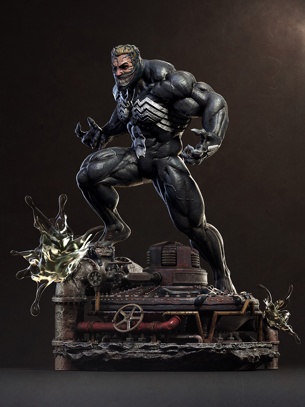 Venom (Venom) - 3D Print Model by 3dprintmodel91