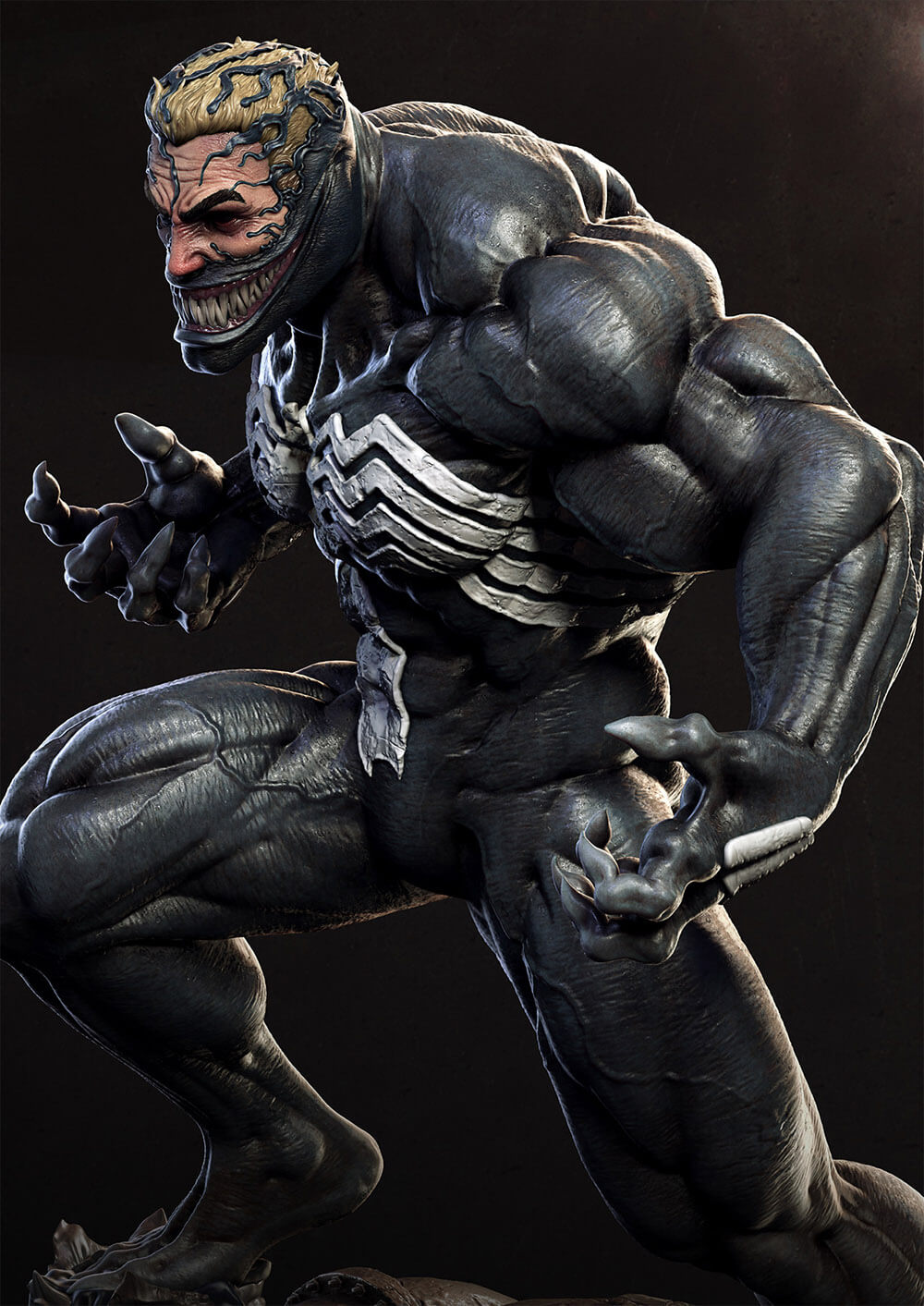 Venom (Venom) - 3D Print Model by 3dprintmodel91