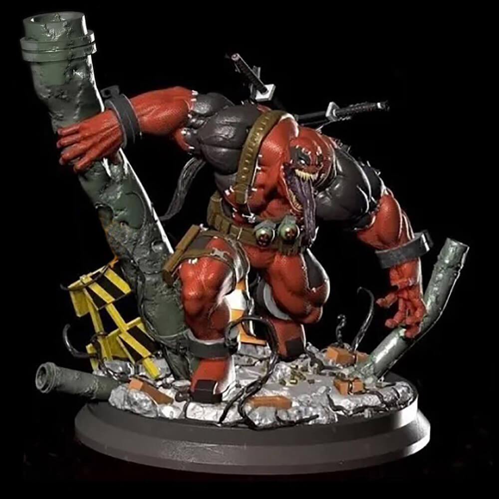 Venompool Statues - 3D Print Model by 3dprintmodel91