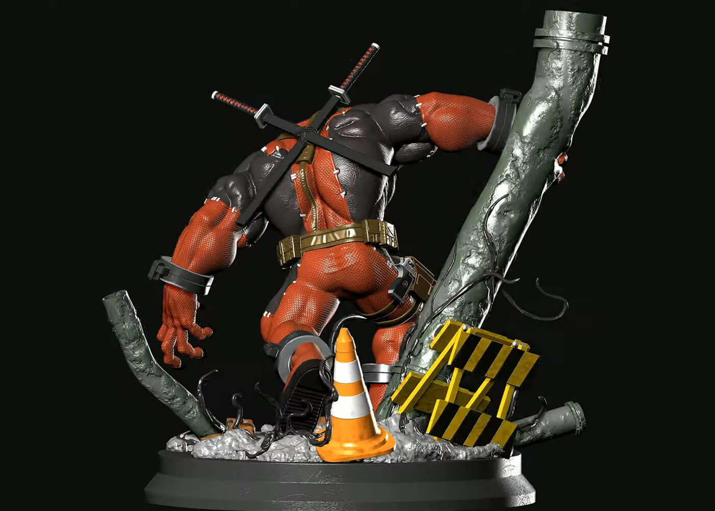 Venompool Statues - 3D Model by 3dprintmodel91