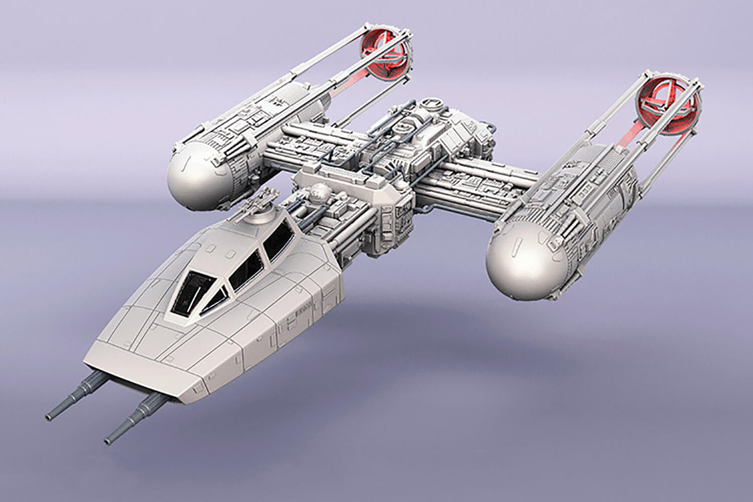 Y-Wing Starfighter - Star Wars 3D Model by 3dprintmodel91