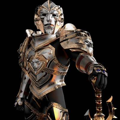 Anduin Wrynn Full Armor Set - 3D Model by 3DPrintModel9x