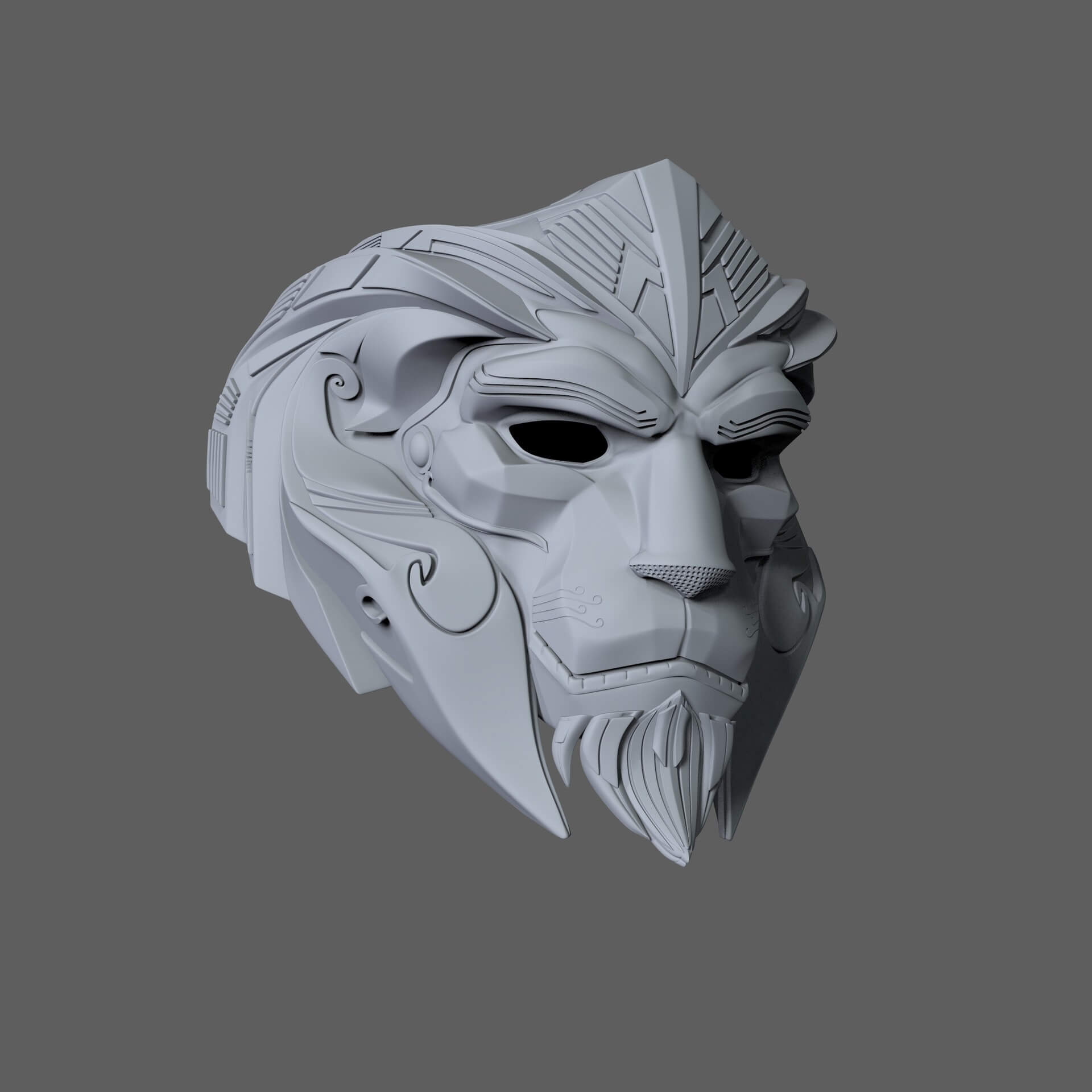 Anduin Wrynn WoW Helmet - 3D Model by 3DPrintModel9x