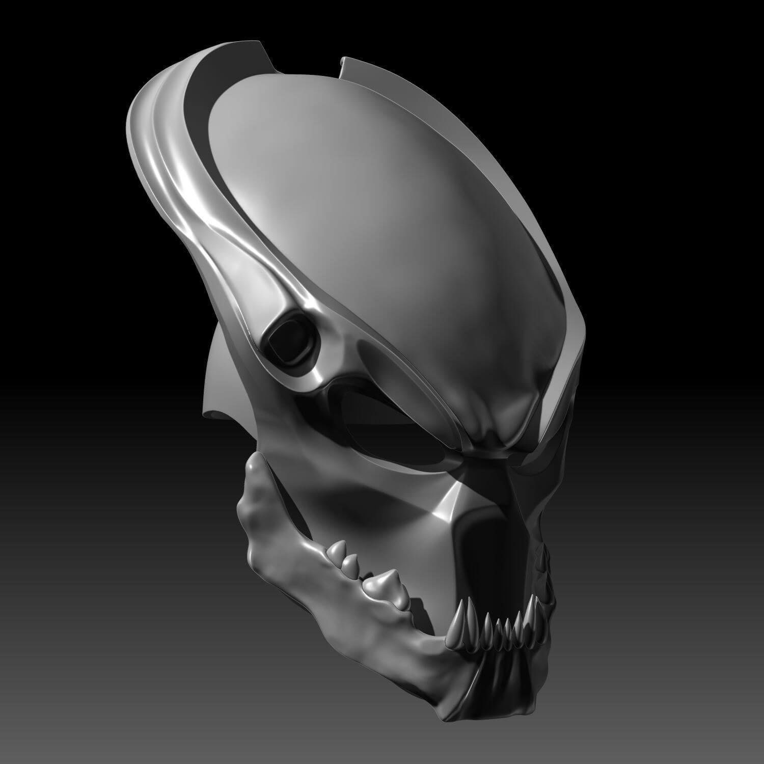 Berserker Predator Wearable Mask - 3D Model by 3DPrintModel9x