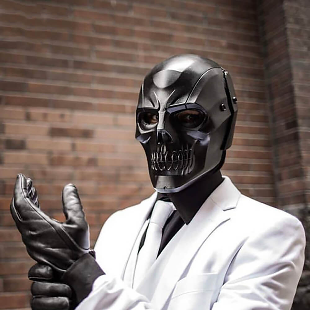 Black Mask Arkham Knight Helmet - 3D Model by 3DPrintModel9x