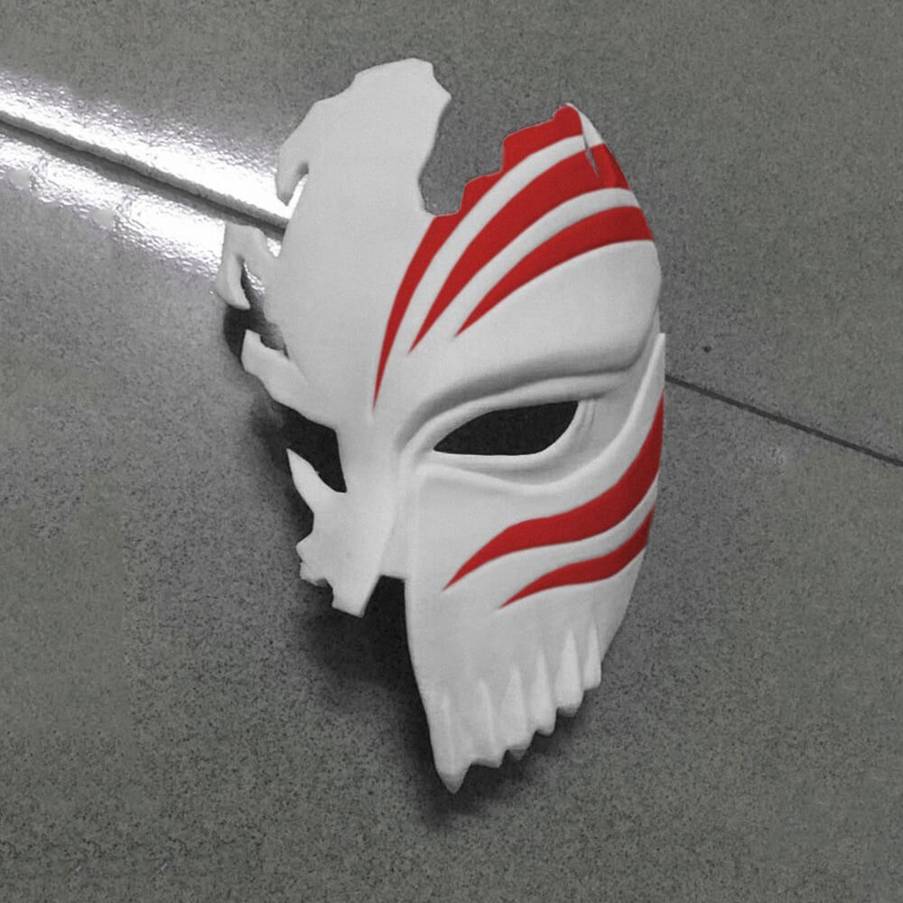 Bleach Ichigo Half Hollow Mask - 3D Print Model by 3DPrintModel9x