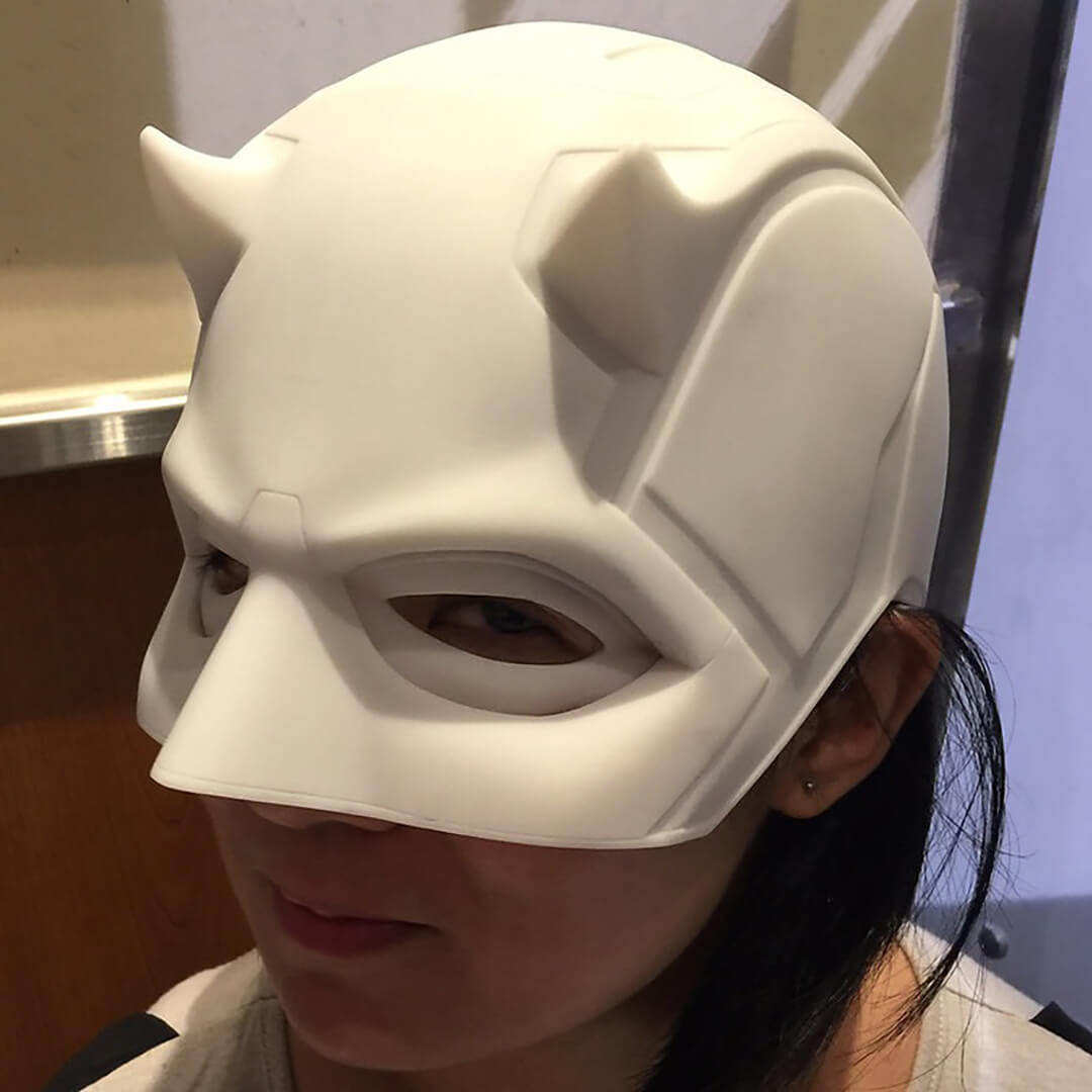 Daredevil Helmet - 3D Print Model by 3DPrintModel9x