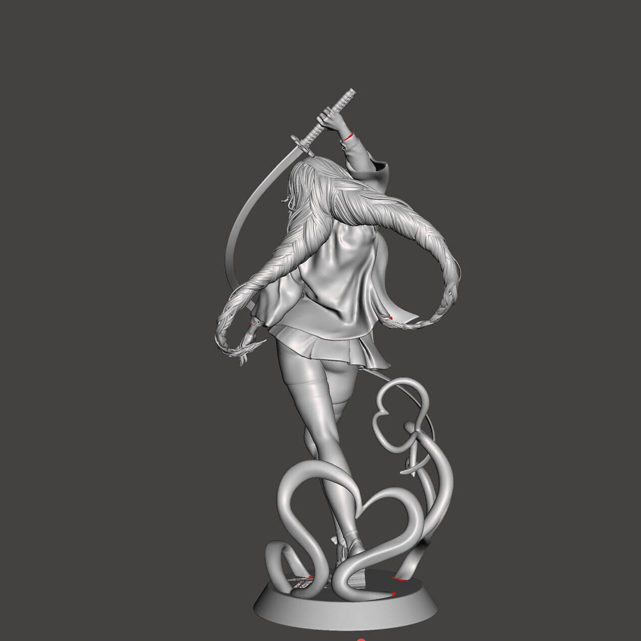 Demon Slayer Mitsuri Kanroji Figures - 3D Model by 3DPrintModel9x