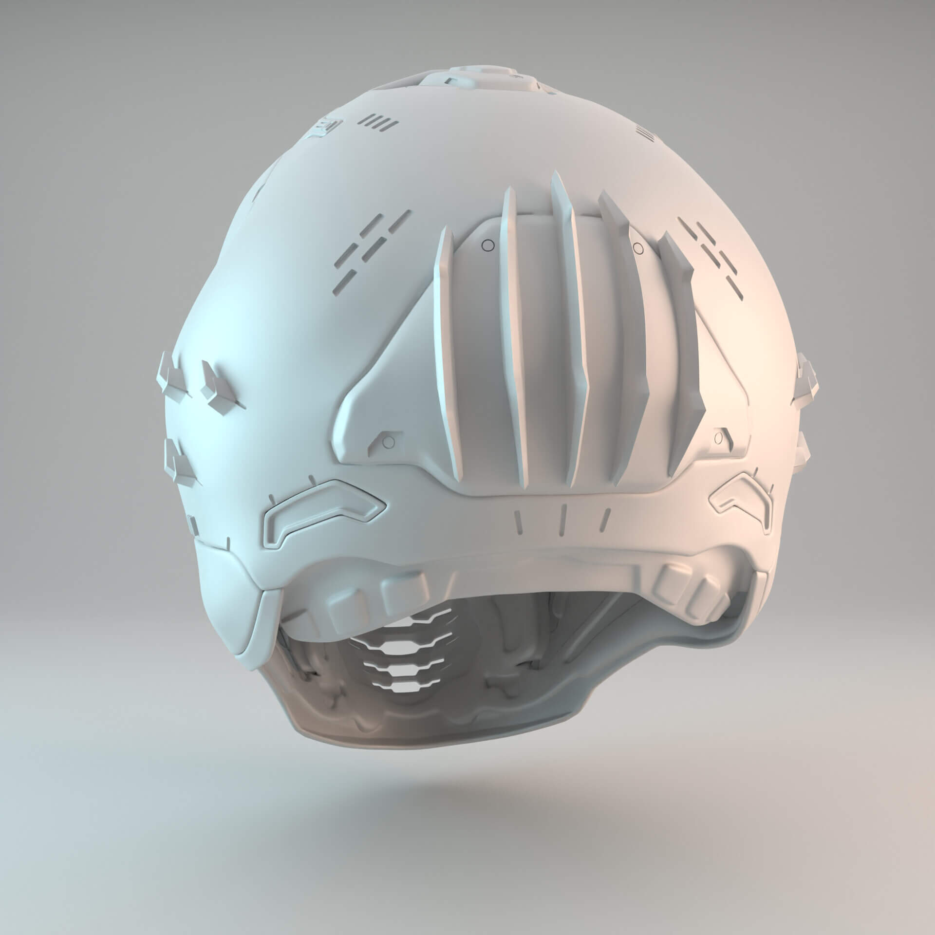 Doom Slayer Helmet - 3D Model by 3DPrintModel9x