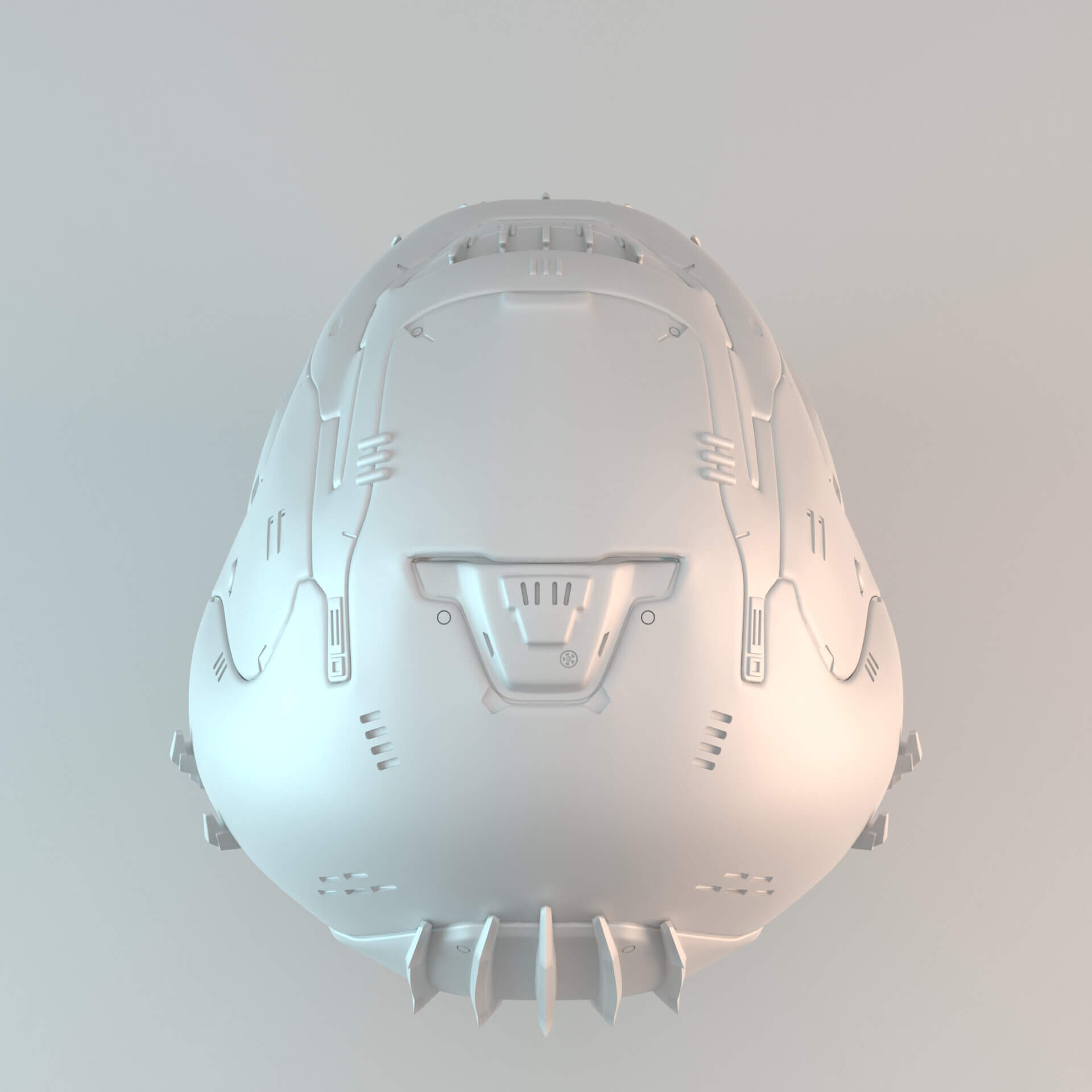 Doom Slayer Helmet - 3D Print Model by 3DPrintModel9x