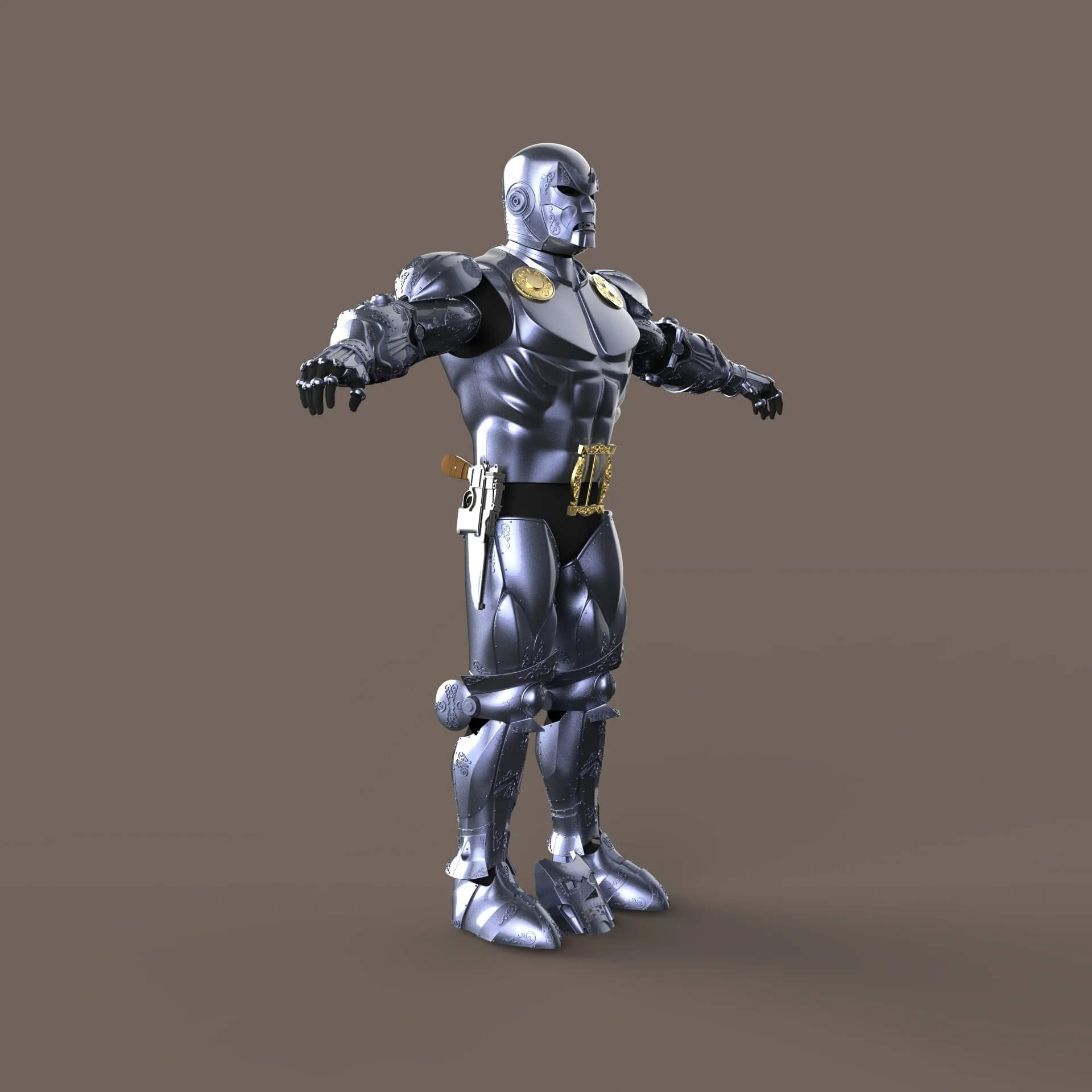 Dr Doom Full Armor From Legendary Series - 3D Model by 3DPrintModel9x