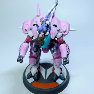 Dva and Meka Overwatch Figures - 3D Model by 3DPrintModel9x