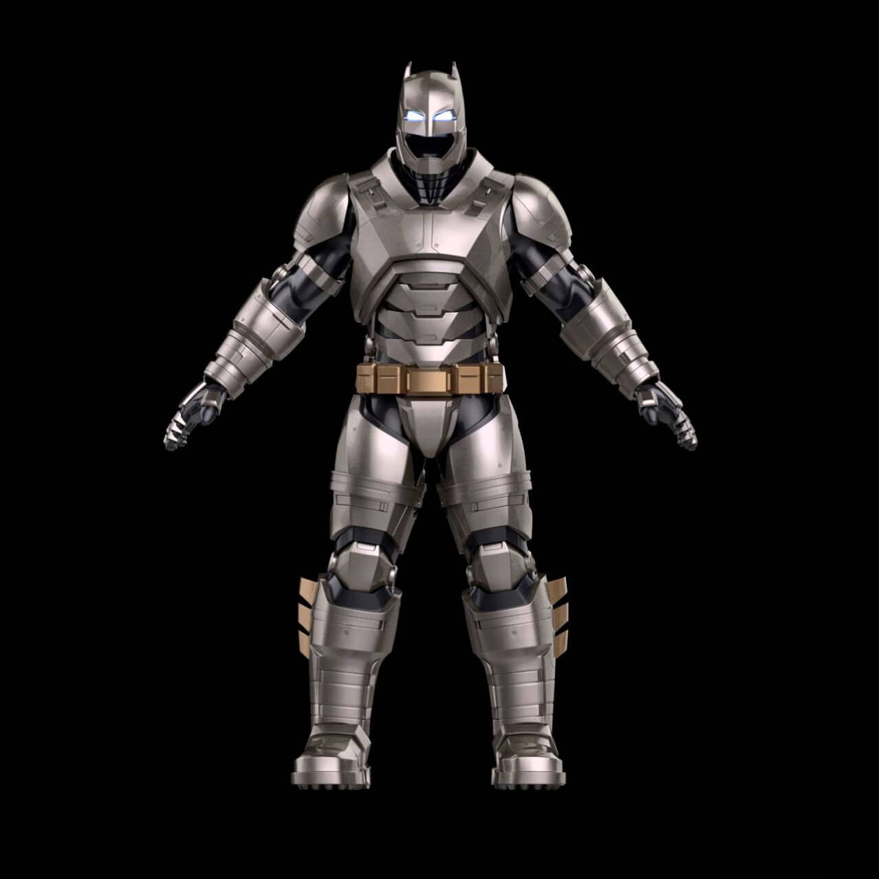 Full Armored Batsuit Batman Vs Superman Cosplay - 3D Model by ...