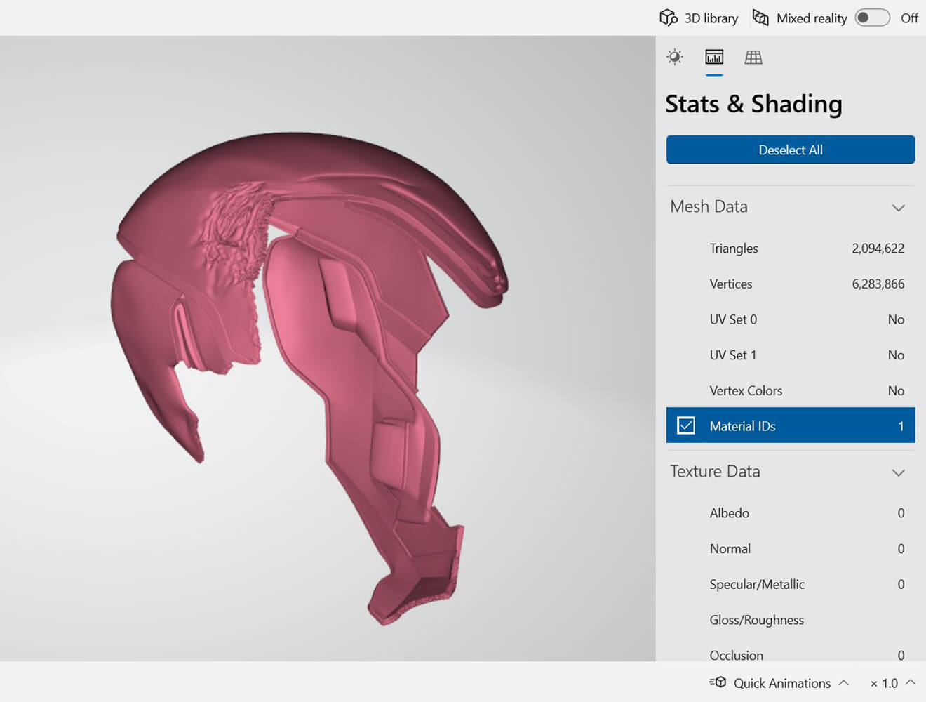 Iron Man Mark L MK 50 Damaged Smashed Helmet Endgame - 3D Model by ...