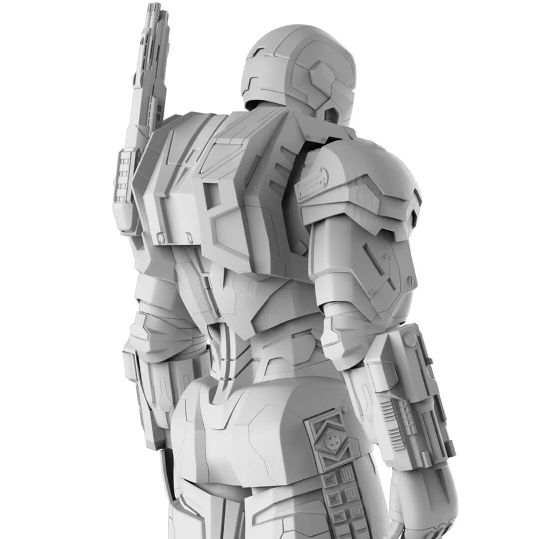 Iron Man War Machine Mark III Full Armor From Civil War - 3D Model by ...
