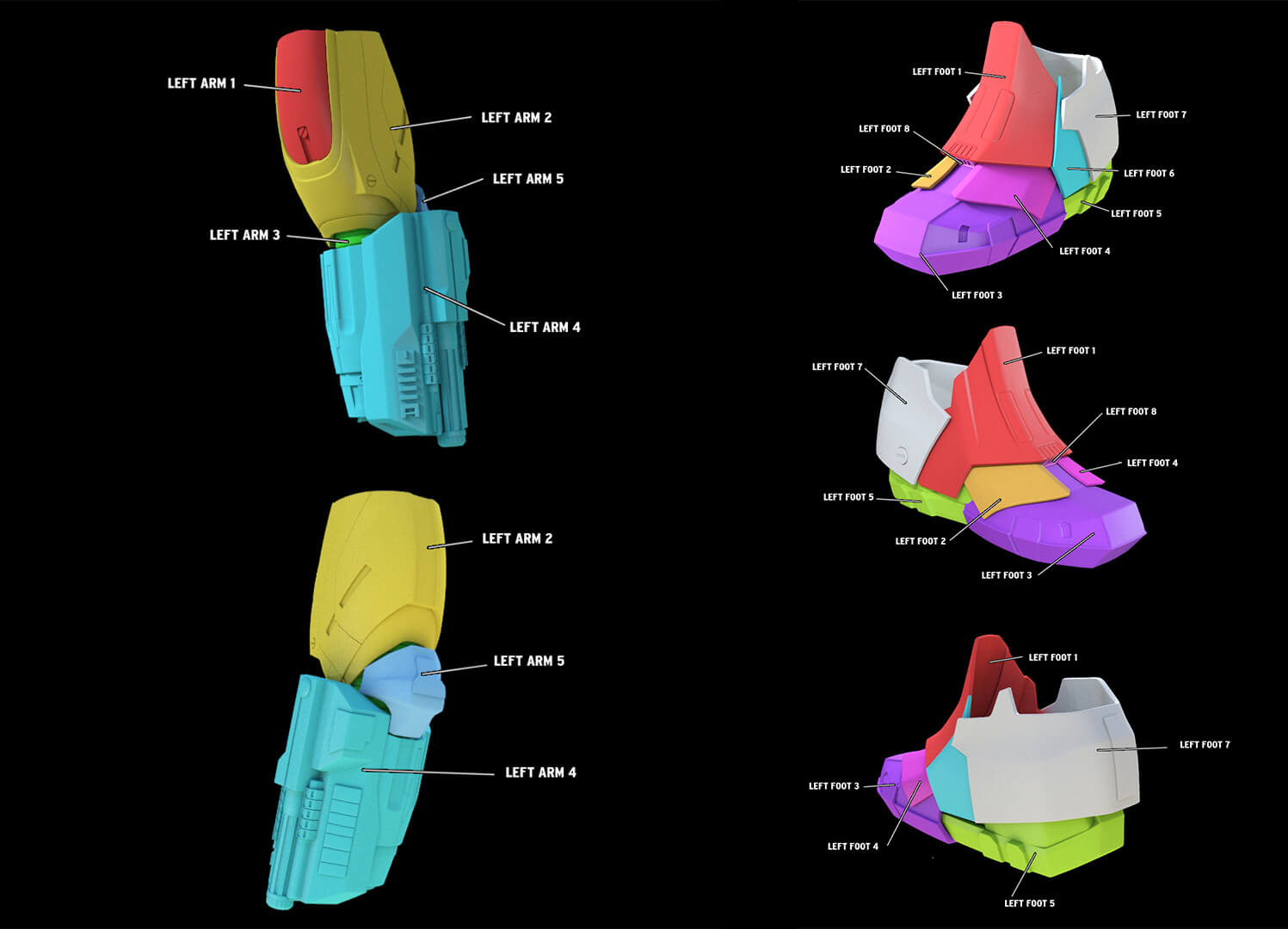 Iron Man War Machine Mark III Full Armor From Civil War - 3D Print ...