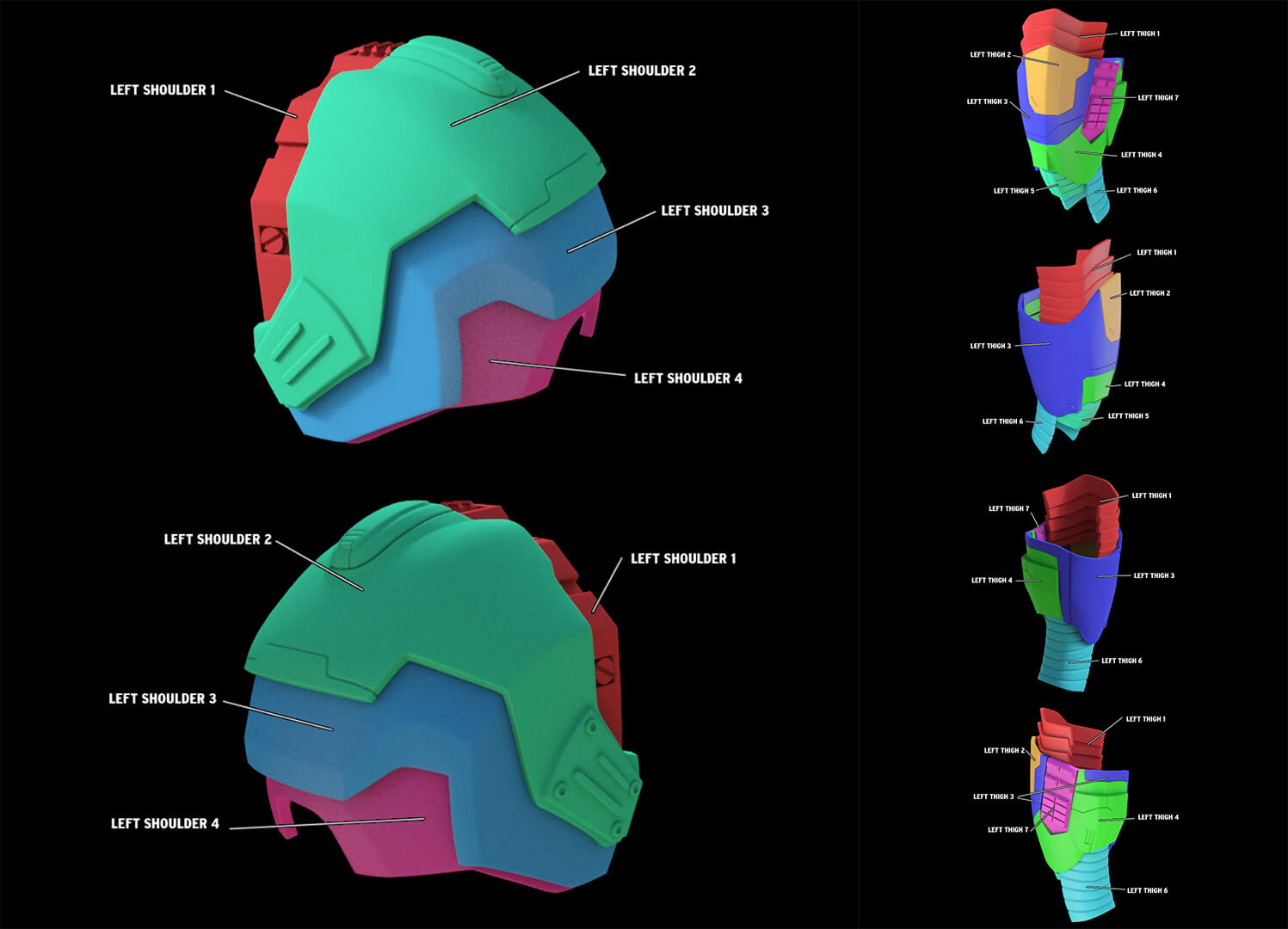 Iron Man War Machine Mark III Full Armor From Civil War - 3D Print ...