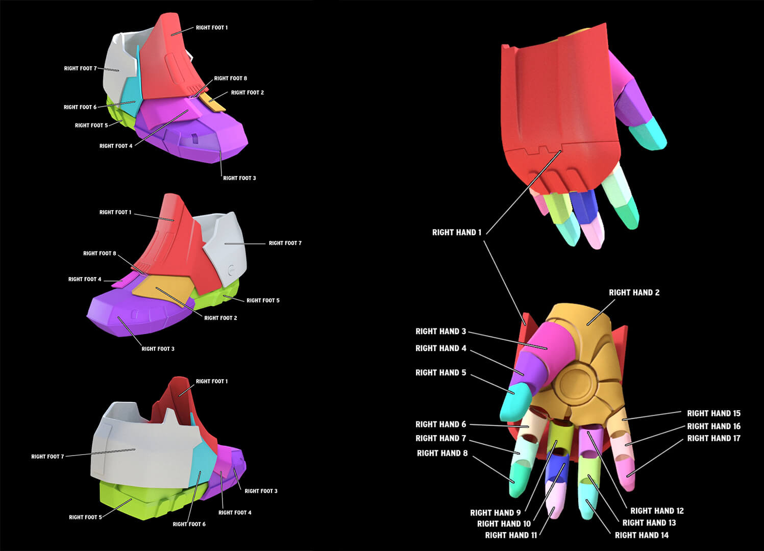 Iron Man War Machine Mark III Full Armor From Civil War - 3D Model by ...
