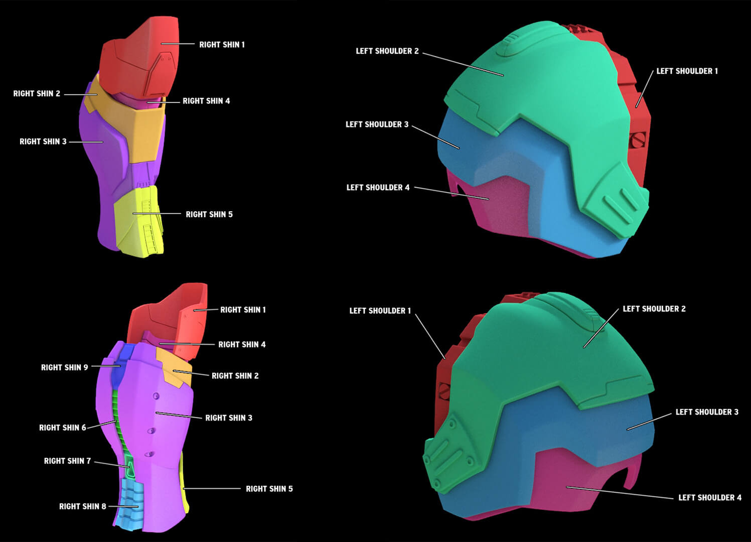 Iron Man War Machine Mark III Full Armor From Civil War - 3D Model by ...