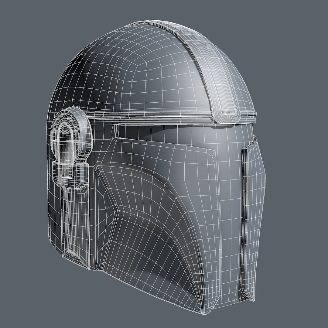 Mandalorian Helmet Stl - 3D Model by 3DPrintModel9x
