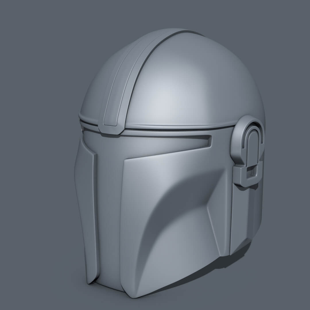 Mandalorian Helmet Stl - 3D Model by 3DPrintModel9x