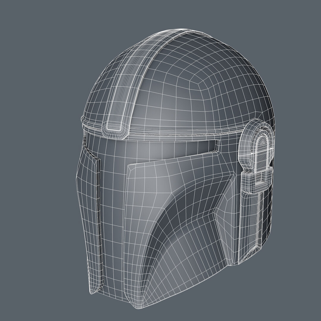 Mandalorian Helmet Stl - 3D Model by 3DPrintModel9x
