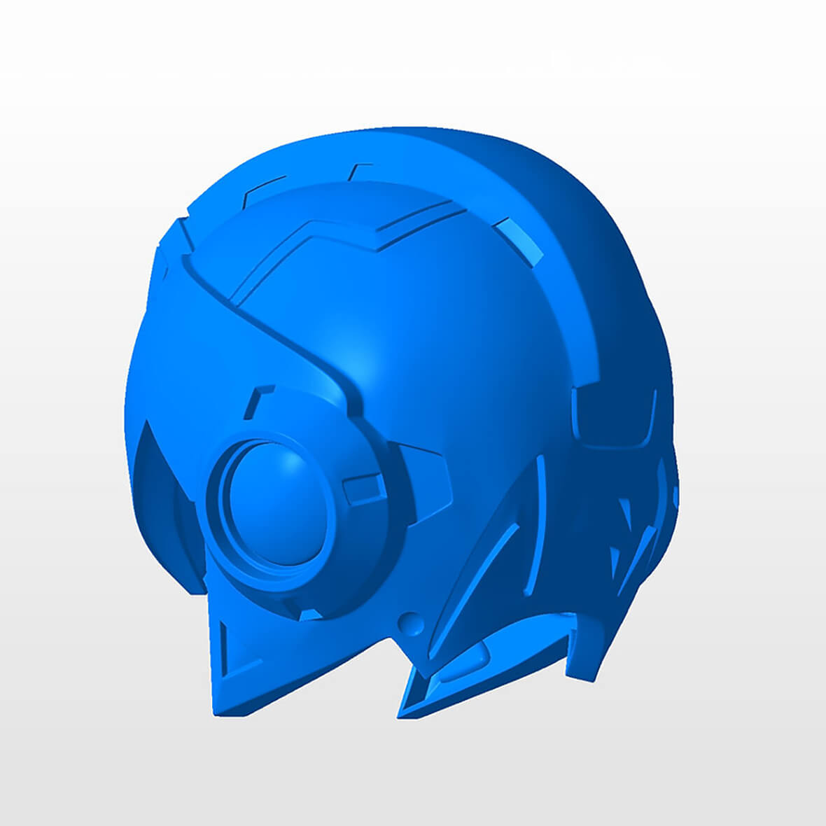 Megaman X Helmet Stl - 3D Model by 3DPrintModel9x