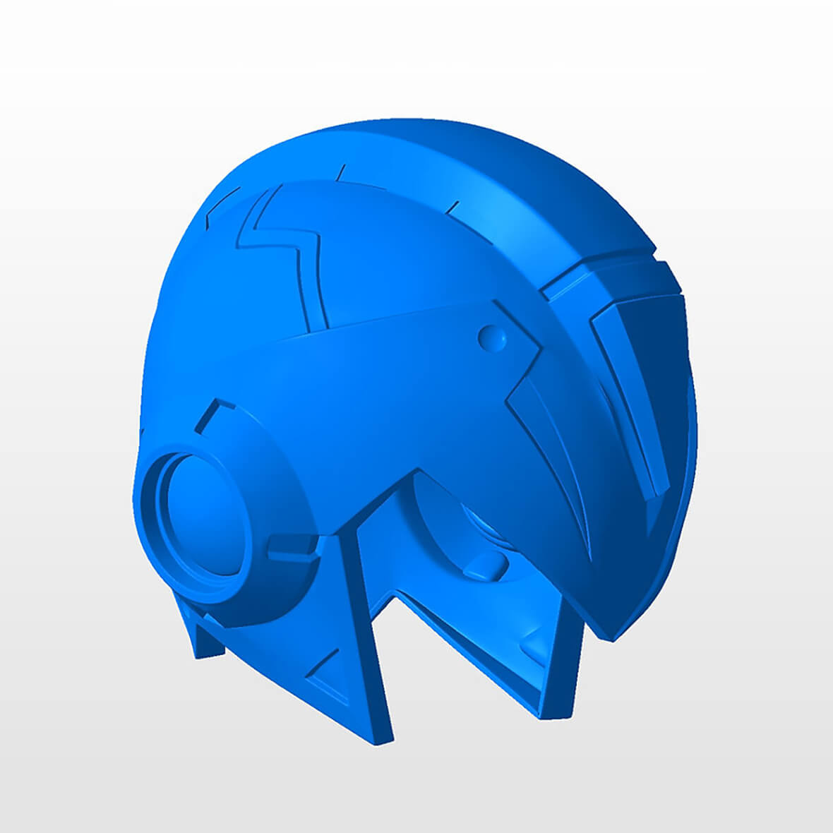 Megaman X Helmet Stl - 3D Model by 3DPrintModel9x