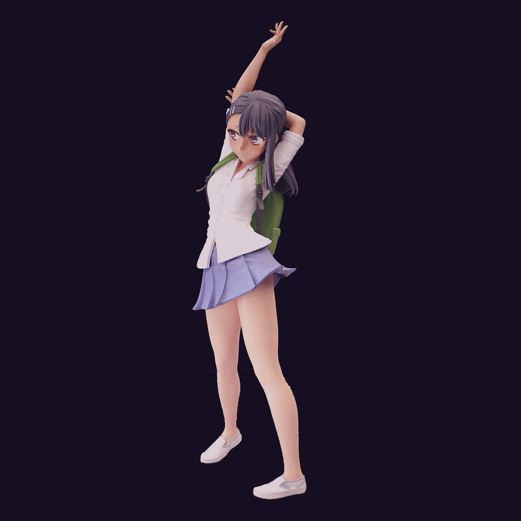 Nagatoro Schoolgirl Figures - 3D Print Model by 3DPrintModel9x