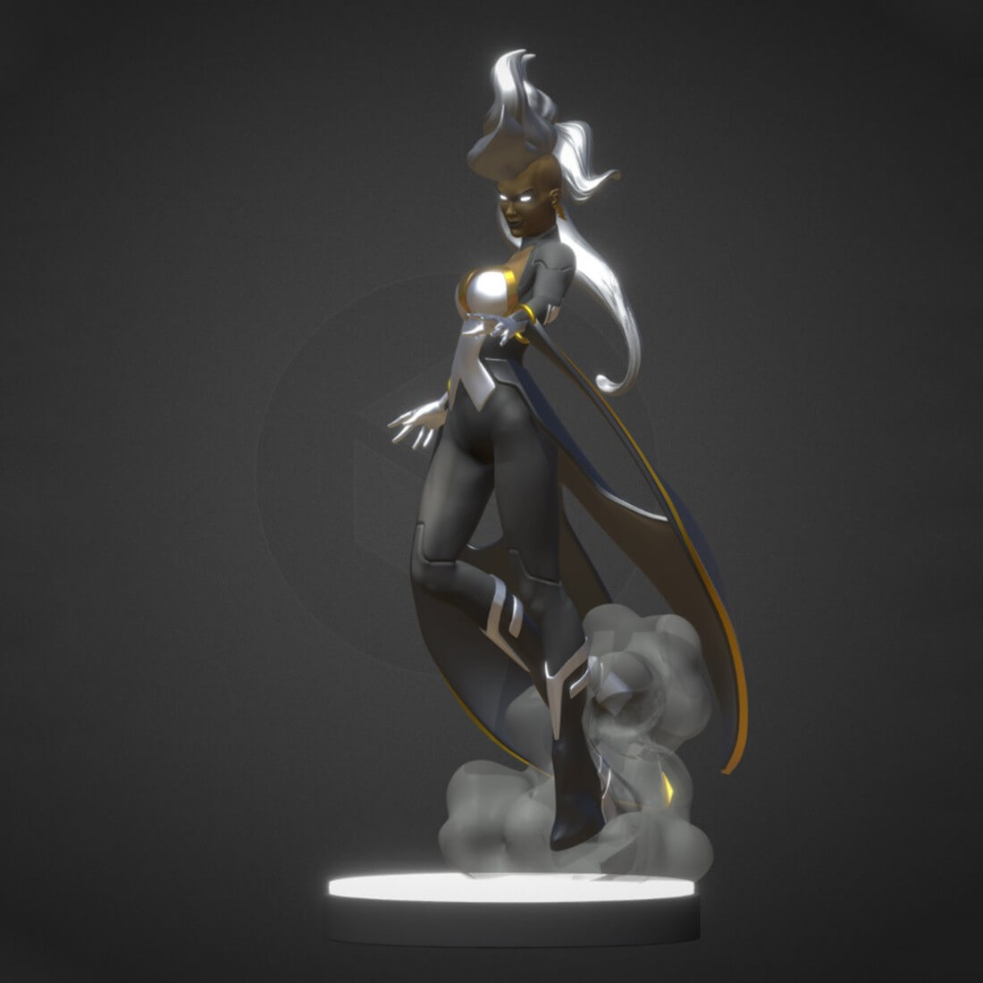 Storm Marvel Statue - 3D Model by 3DPrintModel9x