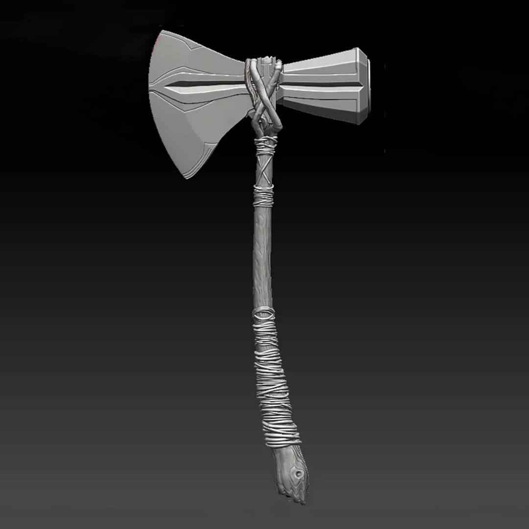 Strombreaker Thor Infinity War Axes - 3D Model by 3DPrintModel9x