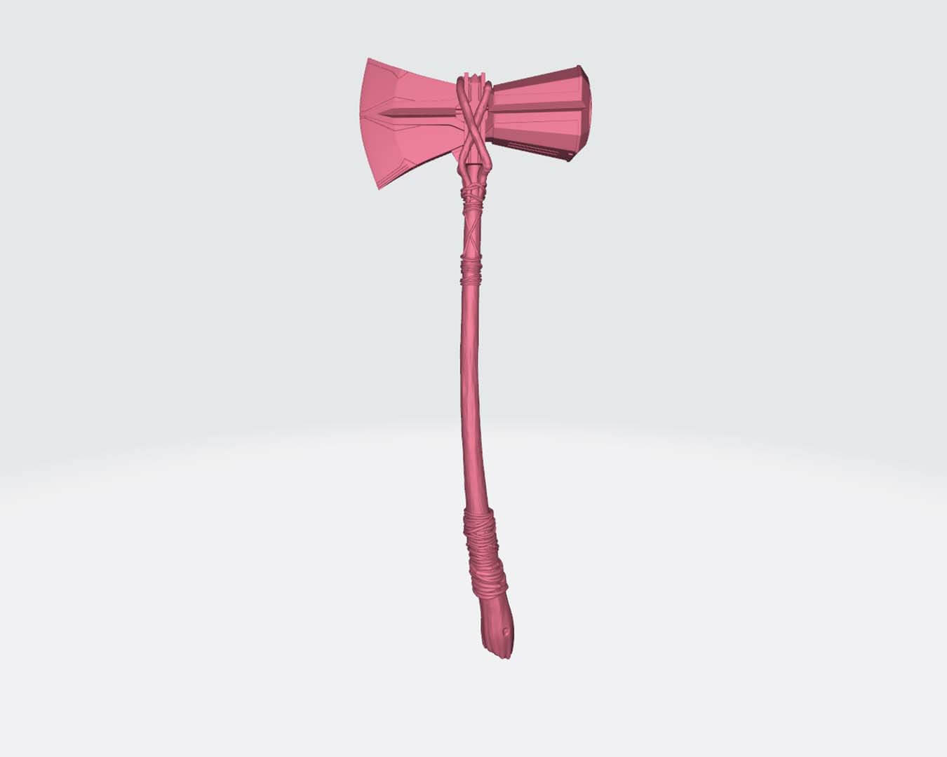 Strombreaker Thor Infinity War Axes - 3D Model by 3DPrintModel9x