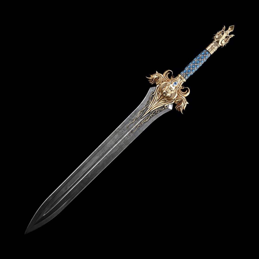 The Sword of King Llane Warcraft - 3D Model by 3DPrintModel9x