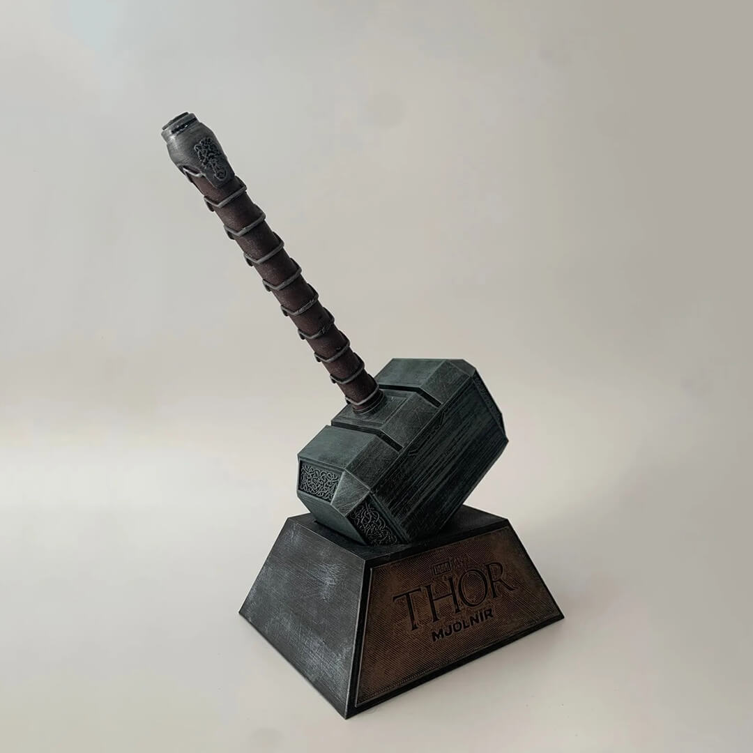 Thor Hammer Mjolnir - 3D Print Model by 3DPrintModel9x