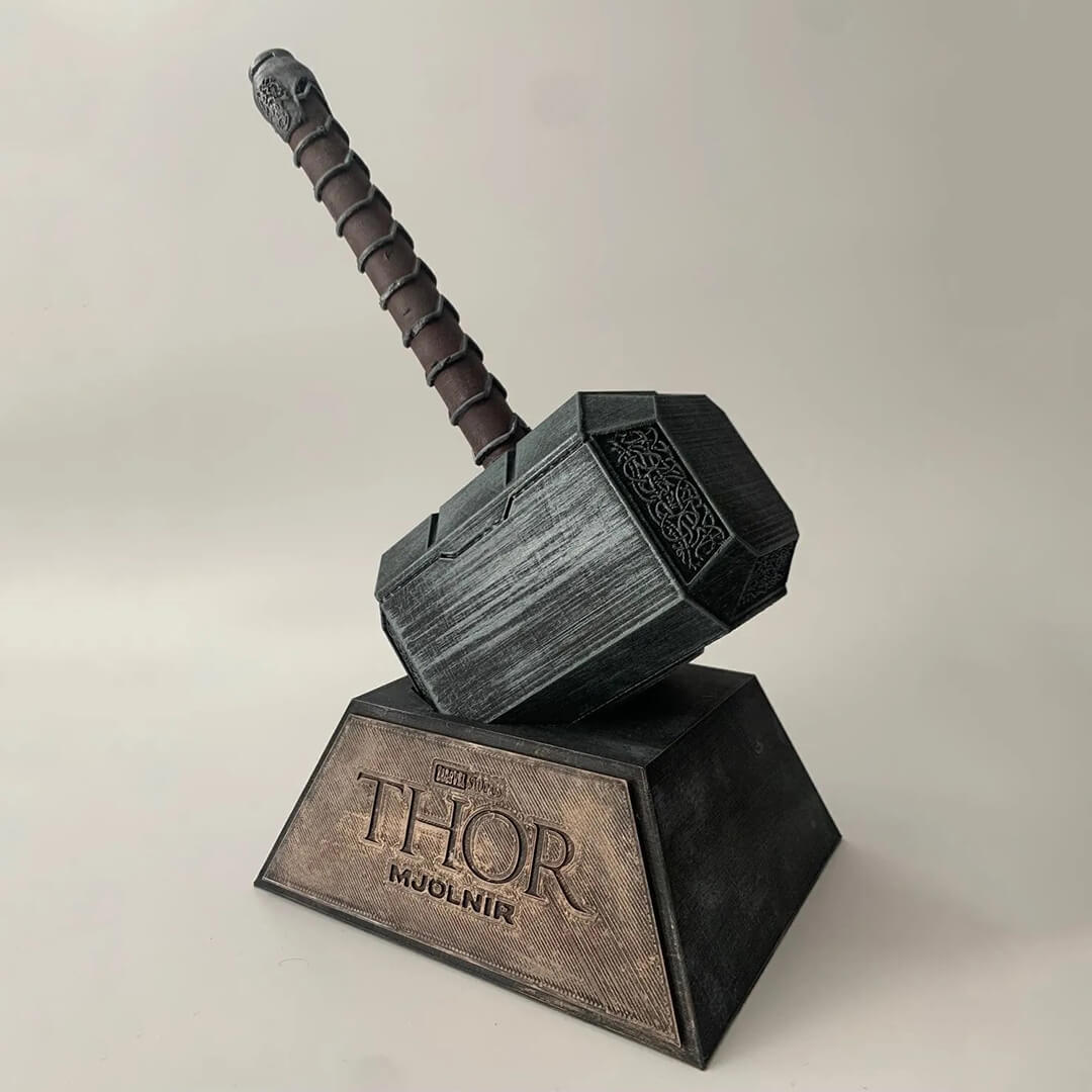 Thor Hammer Mjolnir - 3D Print Model by 3DPrintModel9x