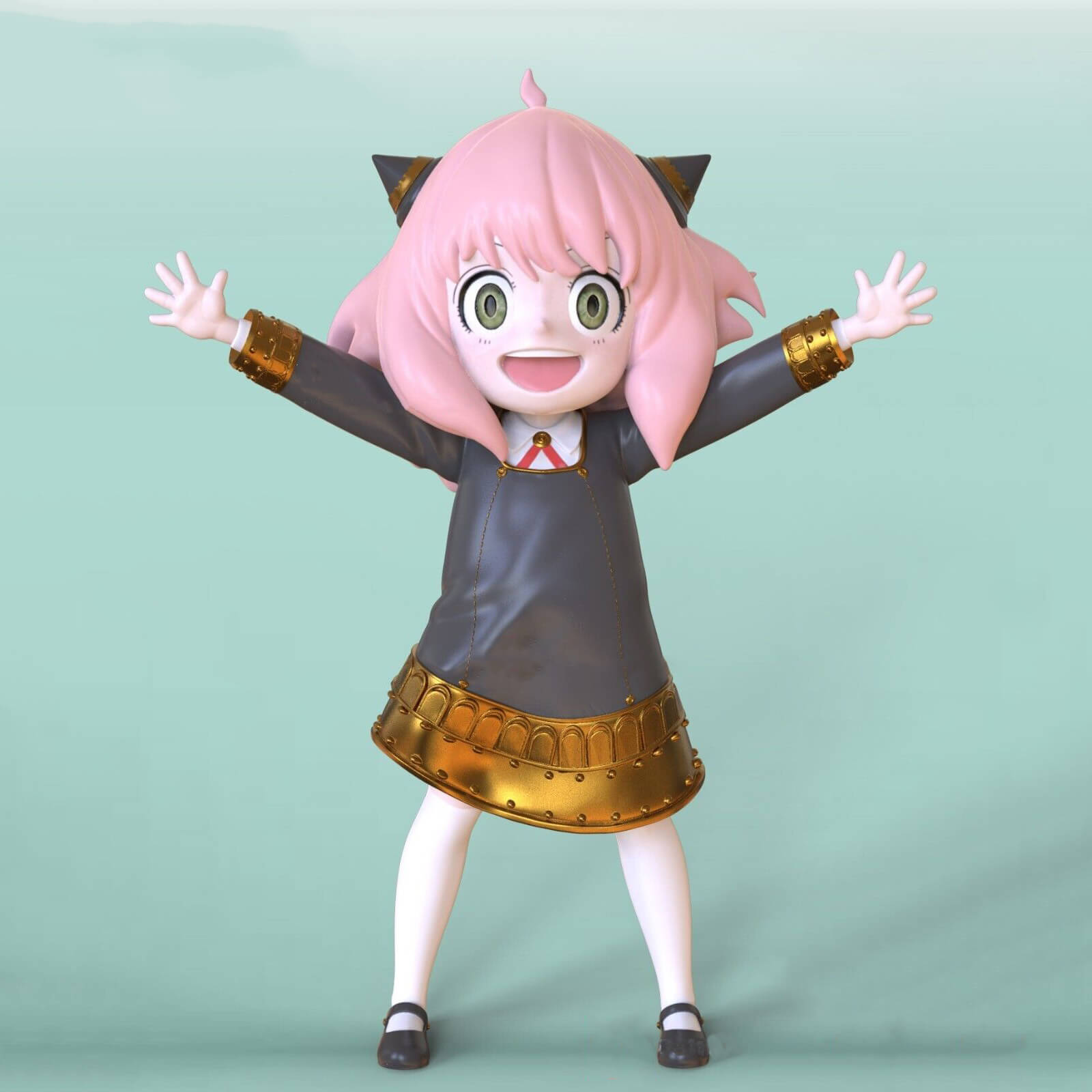 Anya and Yor Forger Spy X Family 3D Model Ready To Print by 3dprintmodelSG
