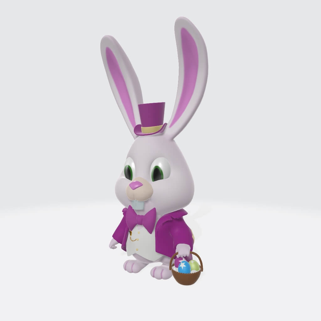 Bunny Character - 3D Model by 3dprintmodelSG