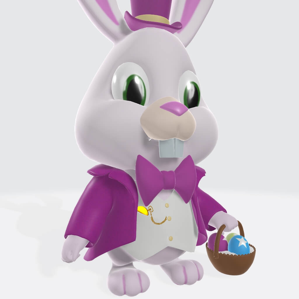 Bunny Character - 3D Model by 3dprintmodelSG