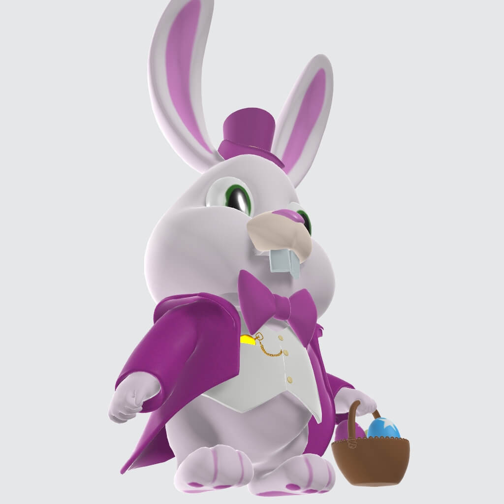 Bunny Character - 3D Model by 3dprintmodelSG