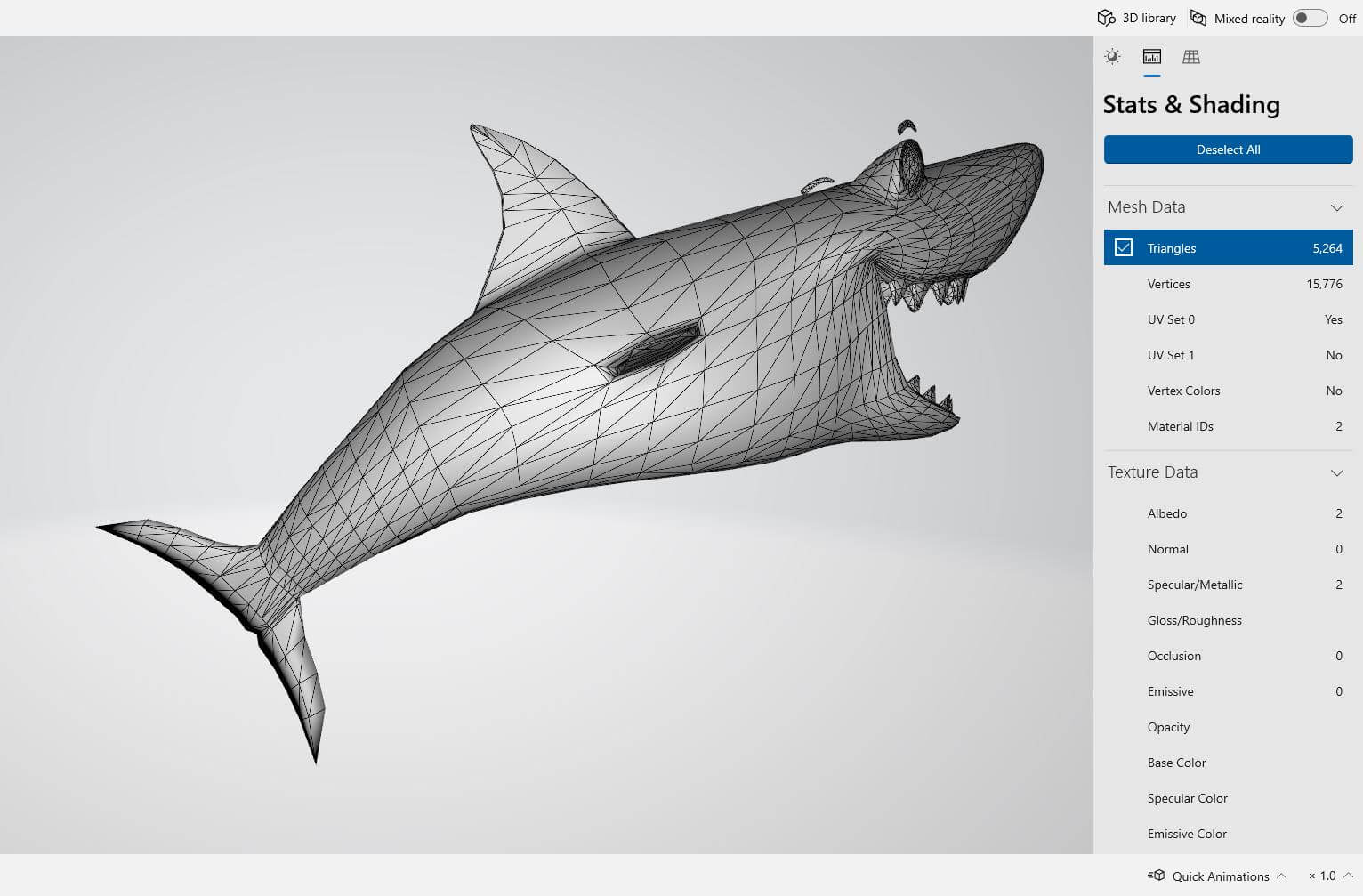 Cartoon Shark - 3D Model by 3dprintmodelSG
