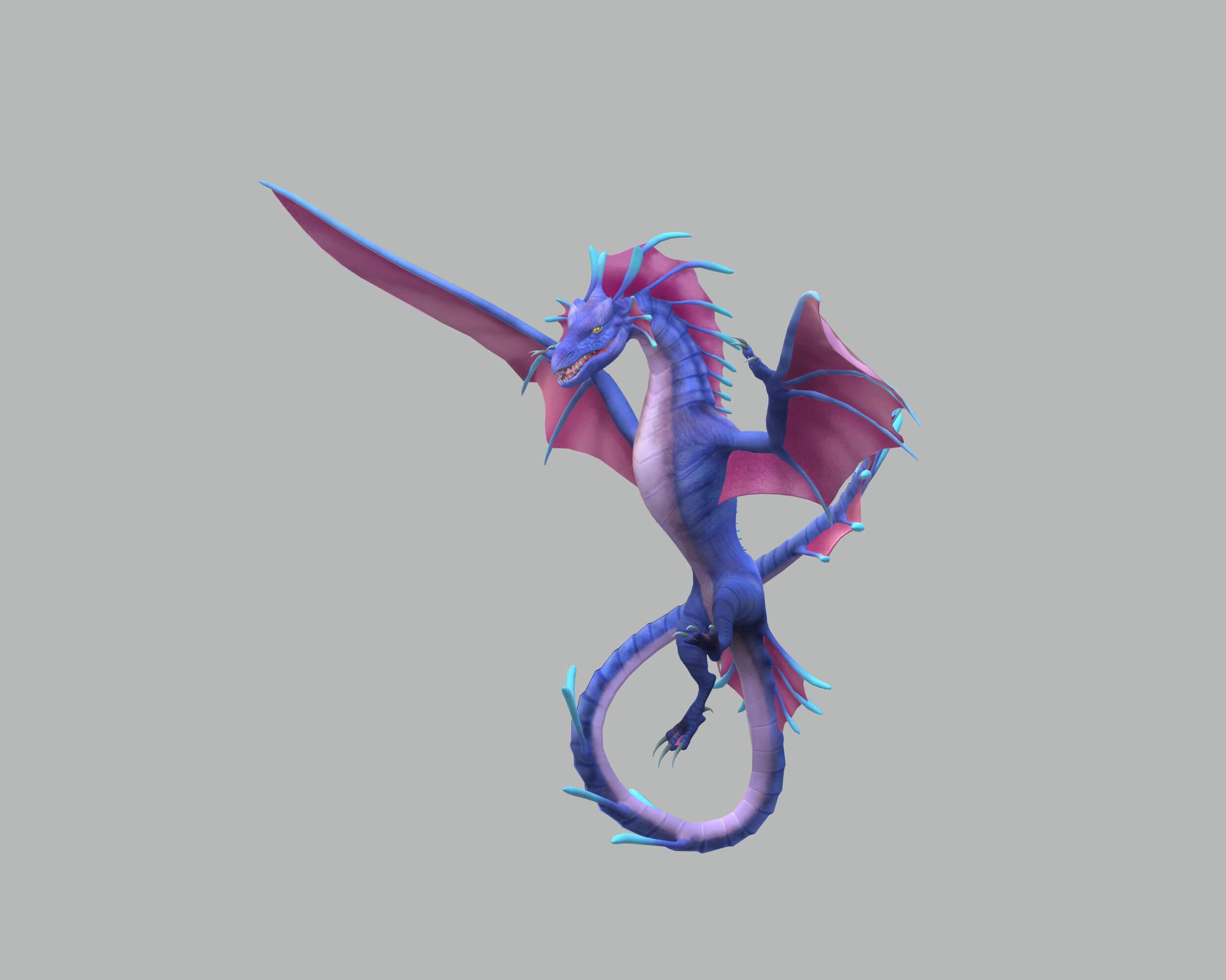 Character Fantasy Dragon 3D Model Ready To Print by 3dprintmodelSG