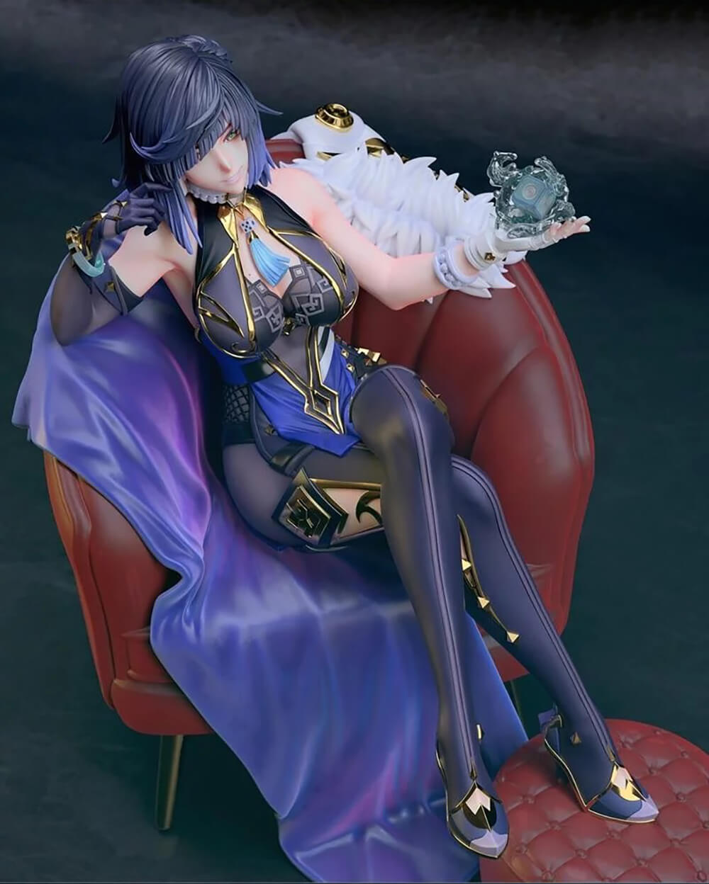 Chuya Factory - Yelan Genshin Impact Figure Stl Ready To Pri 3D Print Model by 3dprintmodelSG