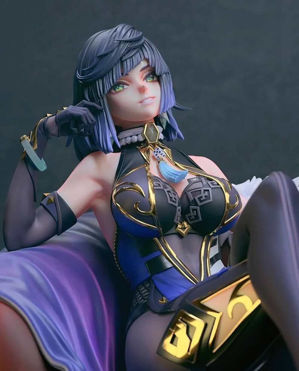 Chuya Factory - Yelan Genshin Impact Figure 3D Model by 3dprintmodelSG