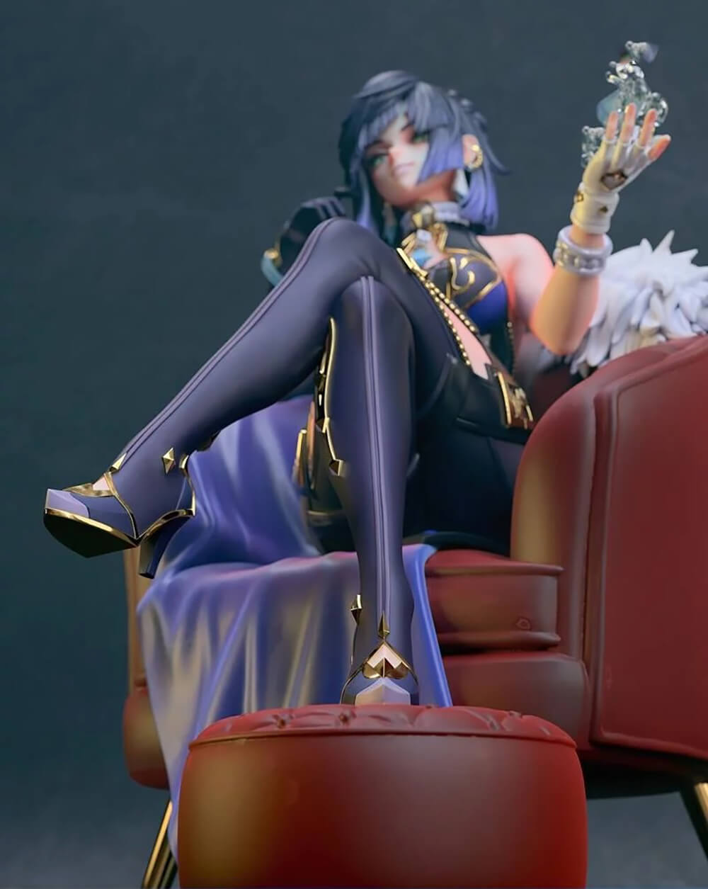 Chuya Factory - Yelan Genshin Impact Figure 3D Model by 3dprintmodelSG